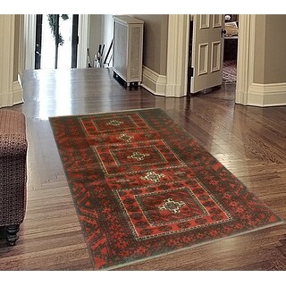 Fine Vintage Distressed Jacky Rust/Ivory Rug - 2'8" x 4'8" - On Sale ...