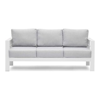 Modern Patio Outdoor Triple 3 Seater Couch Sofa with Upgraded all ...