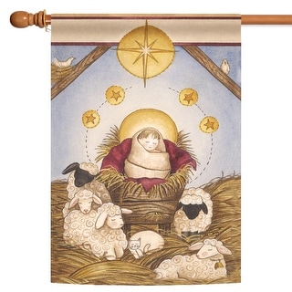 Christmas Nativity Outdoor House Flag 40" x 28" - Bed Bath & Beyond ...