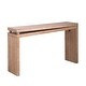 Roomfitters Narrow Console Table with Bead Accents, 52" Slim Entryway ...