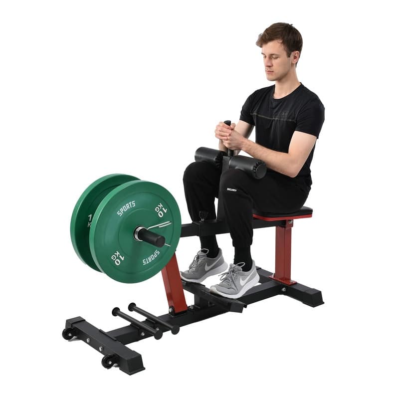 Adjustable Seated Calf Raise Machine, Home Gym Leg Trainer - Medium ...