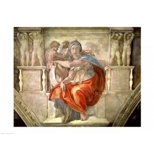 Sistine Chapel Ceiling Delphic Sibyl Poster Print By Michelangelo ...