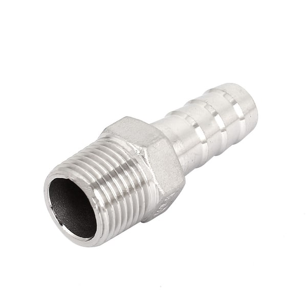 1/2BSP Male Thread to 15mm Hose Barb Straight Quick Fitting Adapter ...