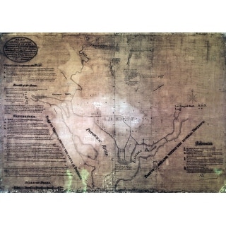 Original Plan Of The City Of Washington DC As Drawn By Pierre-Charles ...
