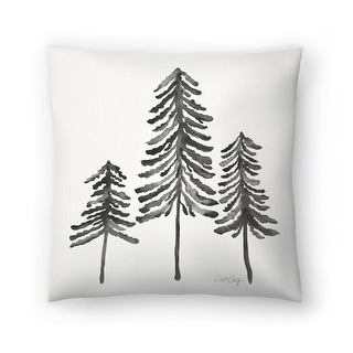 Pine Trees Black - Decorative Throw Pillow - Bed Bath & Beyond - 31034270