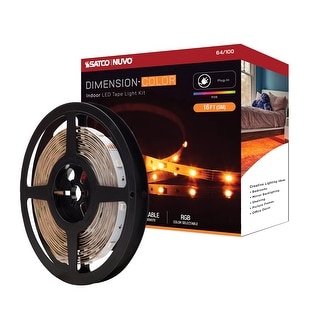 Dimension Color Tape light strip 16 ft. RGB Plug connection - Bed Bath ...