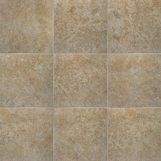 Merola Tile Roma Noce 13" x 13" Porcelain Floor and Wall Tile - Bed ...