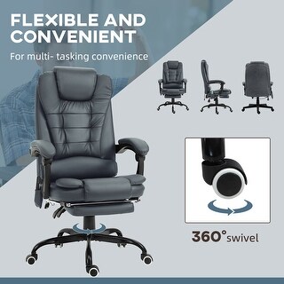 Office Chair Swivel Chair with 7 Vibrating Motors Ergonomic Chair - Bed ...