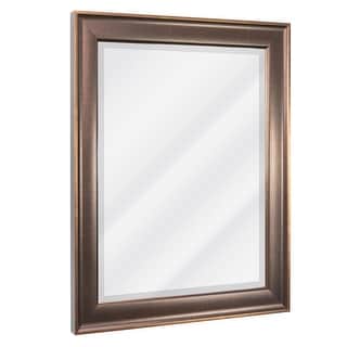 Beveled Bathroom Wall Mirror - Trio Oil Rubbed Bronze Frame - Trio Oil ...