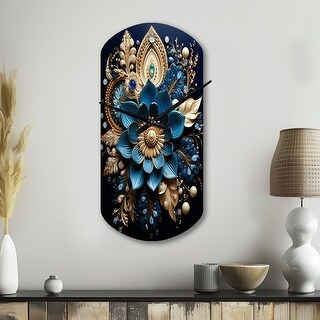 Designart - Hinduism Art Sacred Om - Hinduism Large Wall Clock in ...