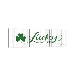 iCanvas "Lucky" by Lisa Larson 3-Piece Wall Art Set - Bed Bath & Beyond ...