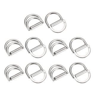 Double D-Ring Buckles, Metal Adjustable Multi-Purpose D Rings for ...