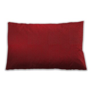 Ahgly Company Patterned Indoor-Outdoor Chilli Pepper Red Lumbar Throw ...