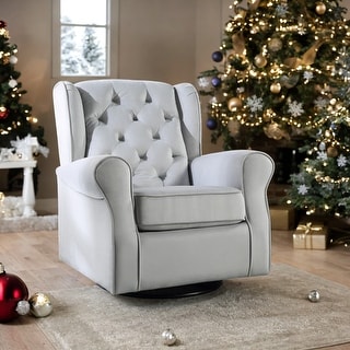 Modern Home Swivel Chair Removable Cushion Cover and Button Tufted on ...