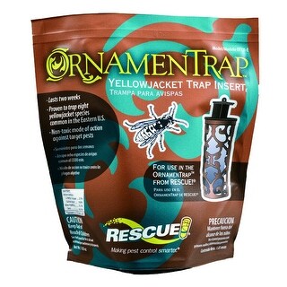 Rescue! OTYJI-DB8-E OrnamenTrap Yellowjacket Trap Refill Insert, For ...