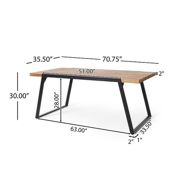 Gaylor Outdoor Acacia Wood 3 Piece Picnic Set by Christopher Knight ...
