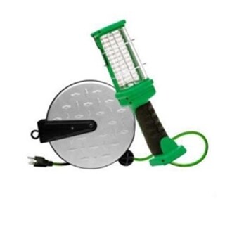 E319 30 ft. Retractable Extension Cord LED Handheld Work Light - Bed ...