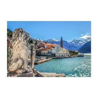 Perast Kotor Montenegro Guardian Lion Photography Art Print/Poster ...