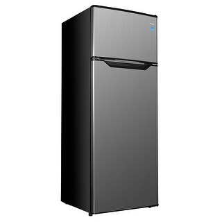 Danby 7.4 CuFt Mid Size Top Mount Refrigerator, Gray - 92.59 - Bed Bath ...