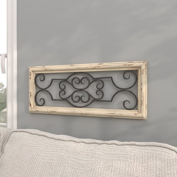 metal scrollwork panels