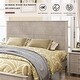 GDFStudio - Harrison Sturdy Solid Wood Bed Frame with Tall Headboard ...