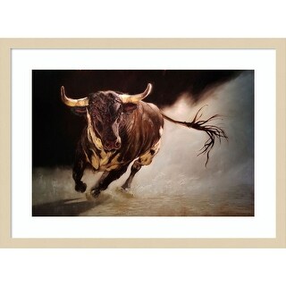 El Toro 2 by Lucia Heffernan Wood Framed Wall Art Print - Bed Bath ...