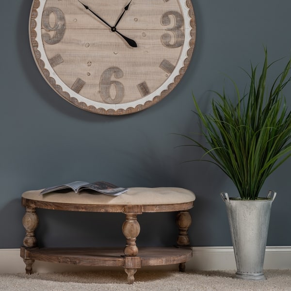 Rachel Half Round Bench - 36 x 18 x 19" - Bed Bath & Beyond - 32277106