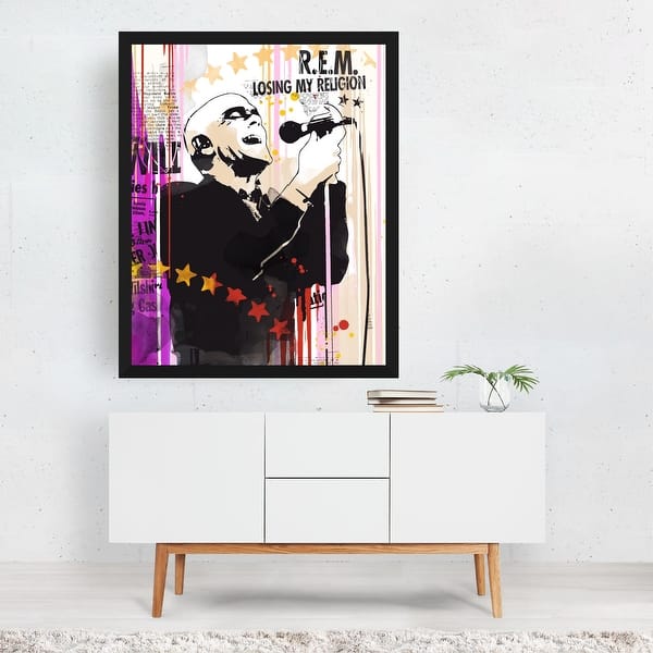 Athens Georgia Rem Michael Stipe pop art print Art Print/Poster - Bed ...