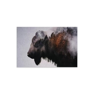 Bison Print On Acrylic Glass by Andreas Lie - Bed Bath & Beyond - 37535851