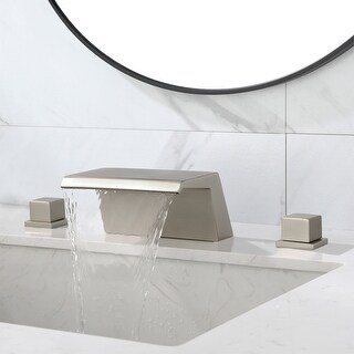 Double Handle 8-Inch Center Wide-Spread Bathroom Faucet - Bed Bath ...