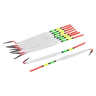 River Pool Plastic Slim Fishing Floater Bobber Colorful 9 Pcs - Bed ...