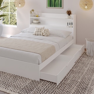 Hunter Platform Bed with Headboard - Bed Bath & Beyond - 40381580