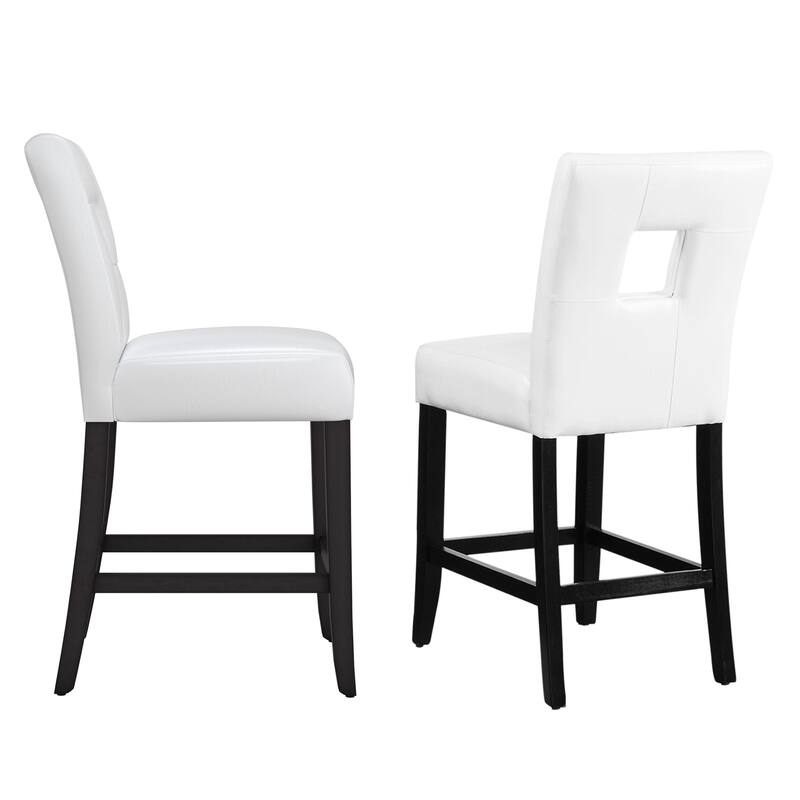 Brda Keyhole Counter Height High Back Stools (Set of 2) - Stool - On ...