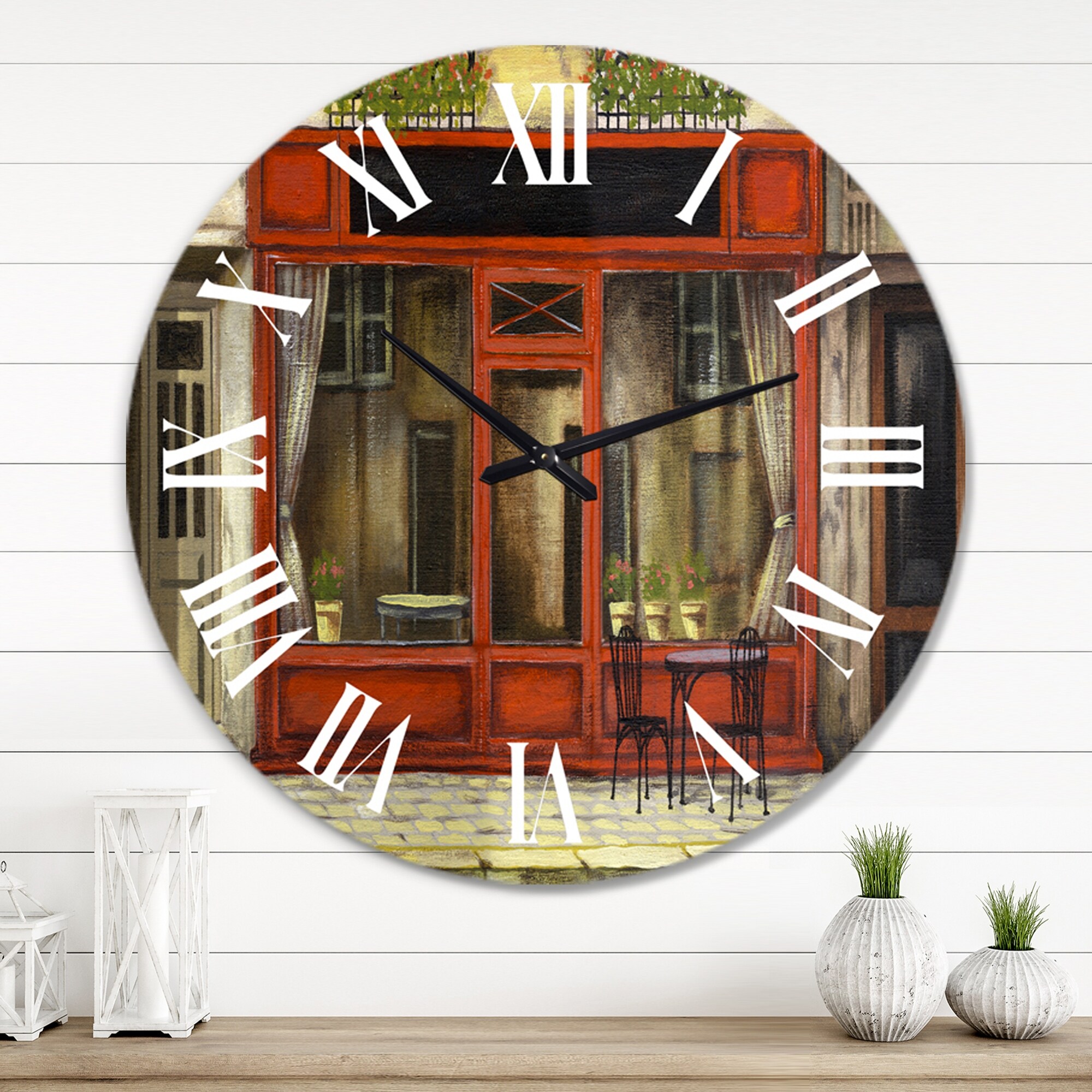Red French Country Wall Clocks - Bed Bath & Beyond