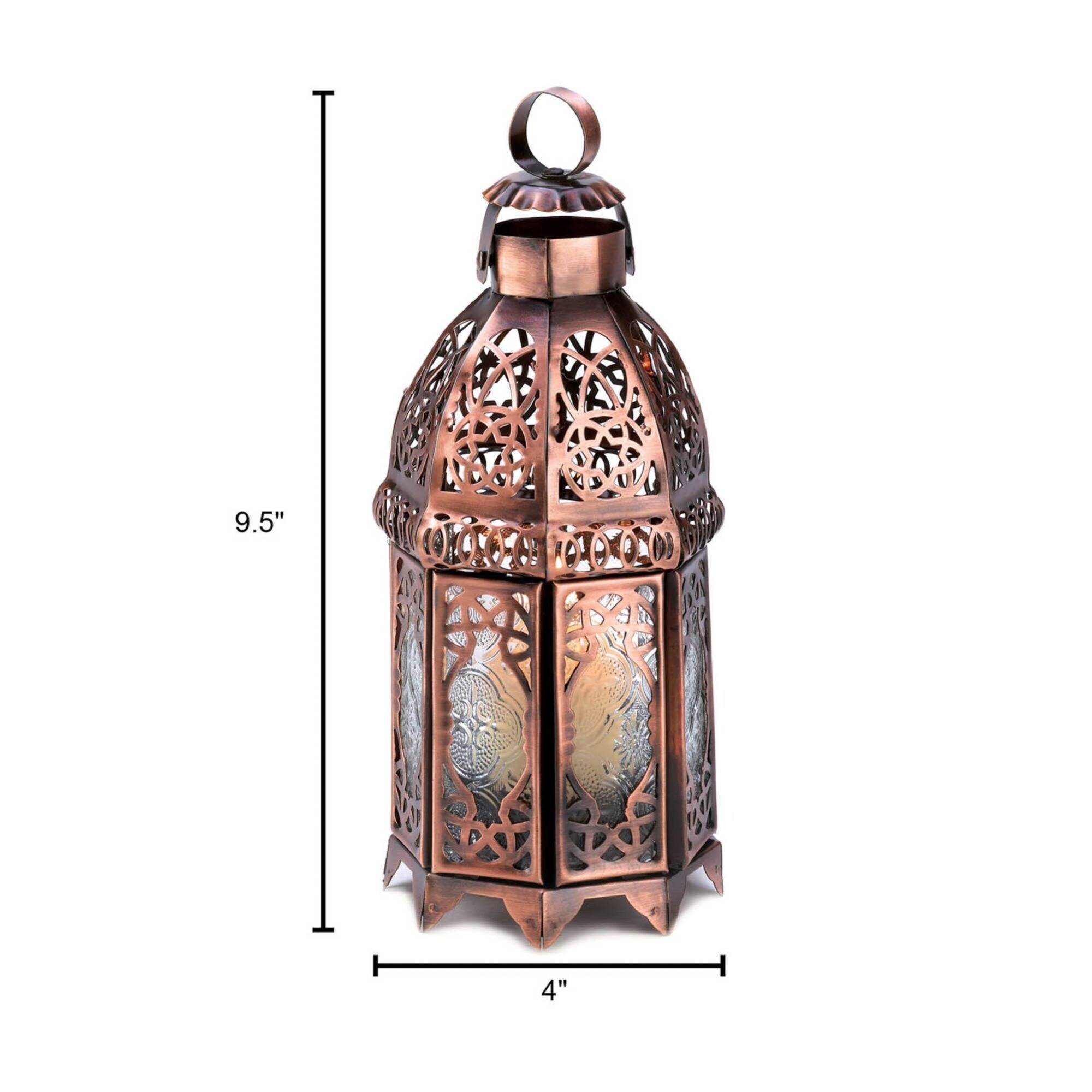 silver moroccan lantern