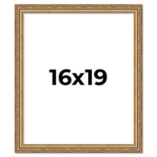 16x19 Frame Red Solid Wood Picture Frame Width 1.75 Inches | Interior ...