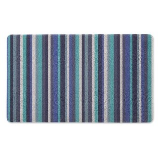 Striped Tufted Loop Rectangular Doormat - 17.75" x 29.5" - Bed Bath ...
