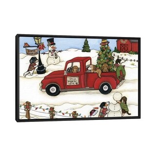 iCanvas "Winter Wienerland" by Jamie Morath Framed - Bed Bath & Beyond ...