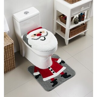 Christmas Santa 2pc. Bath Rug Set - Bed Bath & Beyond - 39168824