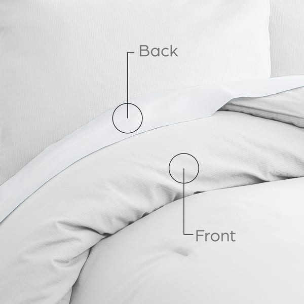 Gaiam® Relax 100% Cotton Garment Washed Ribbed 3pc Comforter Set - Bed ...