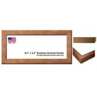 x Inch Professional Business License Frame Metallic Bronze - Bed Bath ...