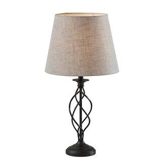 Darcy Table Lamp- Grey Tall Shade - Bed Bath & Beyond - 41071489