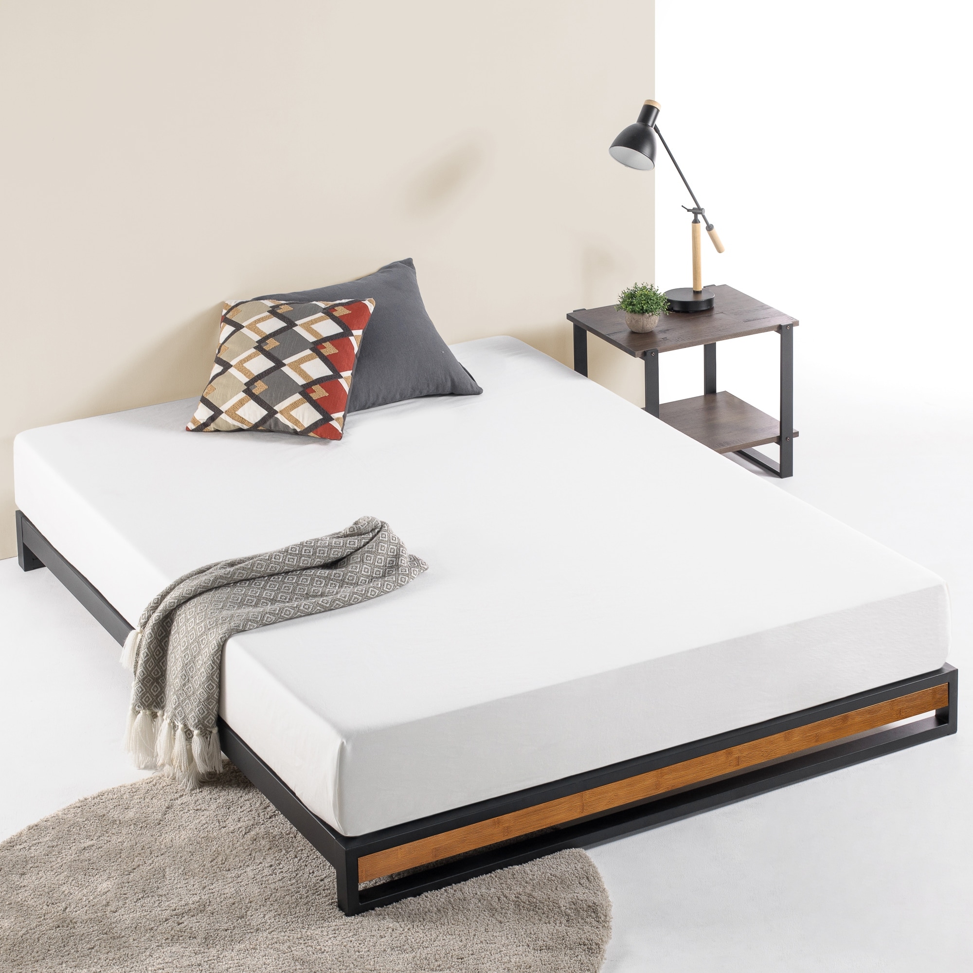 Priage by zinus 6 inch platforma low profile bed frame store