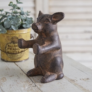 Standing Pig Figurine - 3''W x 3¾''D x 5½''H - Bed Bath & Beyond - 37837741