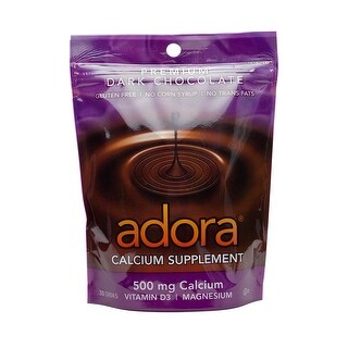 Adora Calcium Supplement Disk - Organic - Dark Chocolate - 30 ct - 1 ...