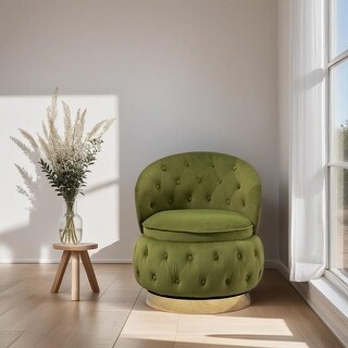 360 Degree Swivel Cuddle Barrel Accent Storage Chairs, Round Armchairs ...