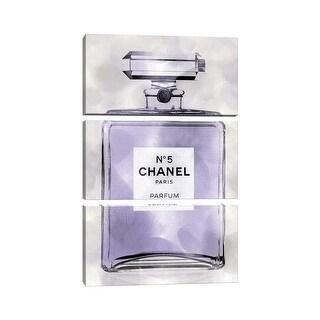 iCanvas "Purple Perfume Bottle" by Madeline Blake 3-Piece Canvas Wall ...