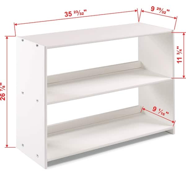 Two Tone Bookcase in Grey & White - Bed Bath & Beyond - 31010052