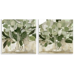 Stupell Modern Earth Tone Bouquets Wall Plaque Art Design By Carol ...