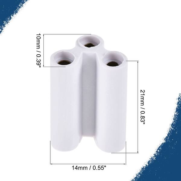 Tube Light Connector, 3pin T5 T8 LED Lamp Fixture Socket Plug - Bed ...